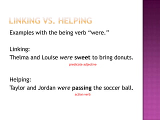 Linking Verbs | PPTX