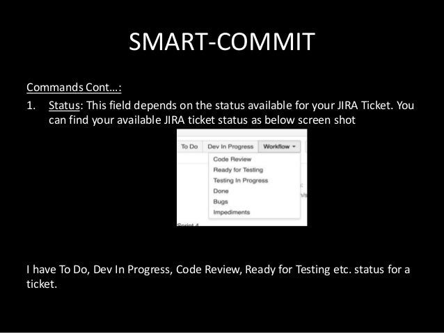 Linking Between Jira And Git Smart Commit Command