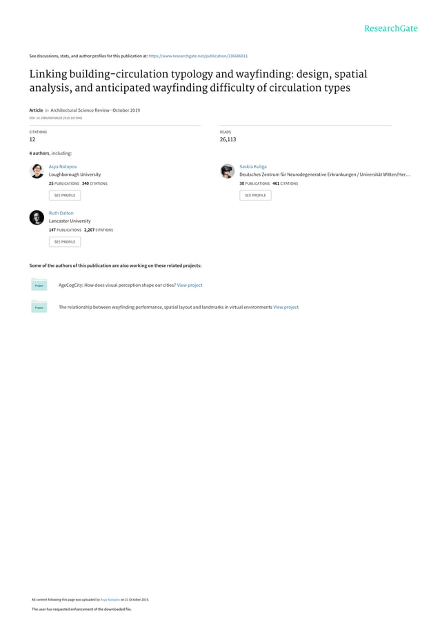 Linkingbuildingcirculationtypologyandwayfindingdesignspatialanalysisand ...