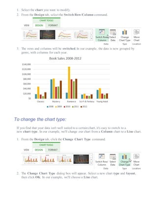 Linking chart from excel with power point | PDF