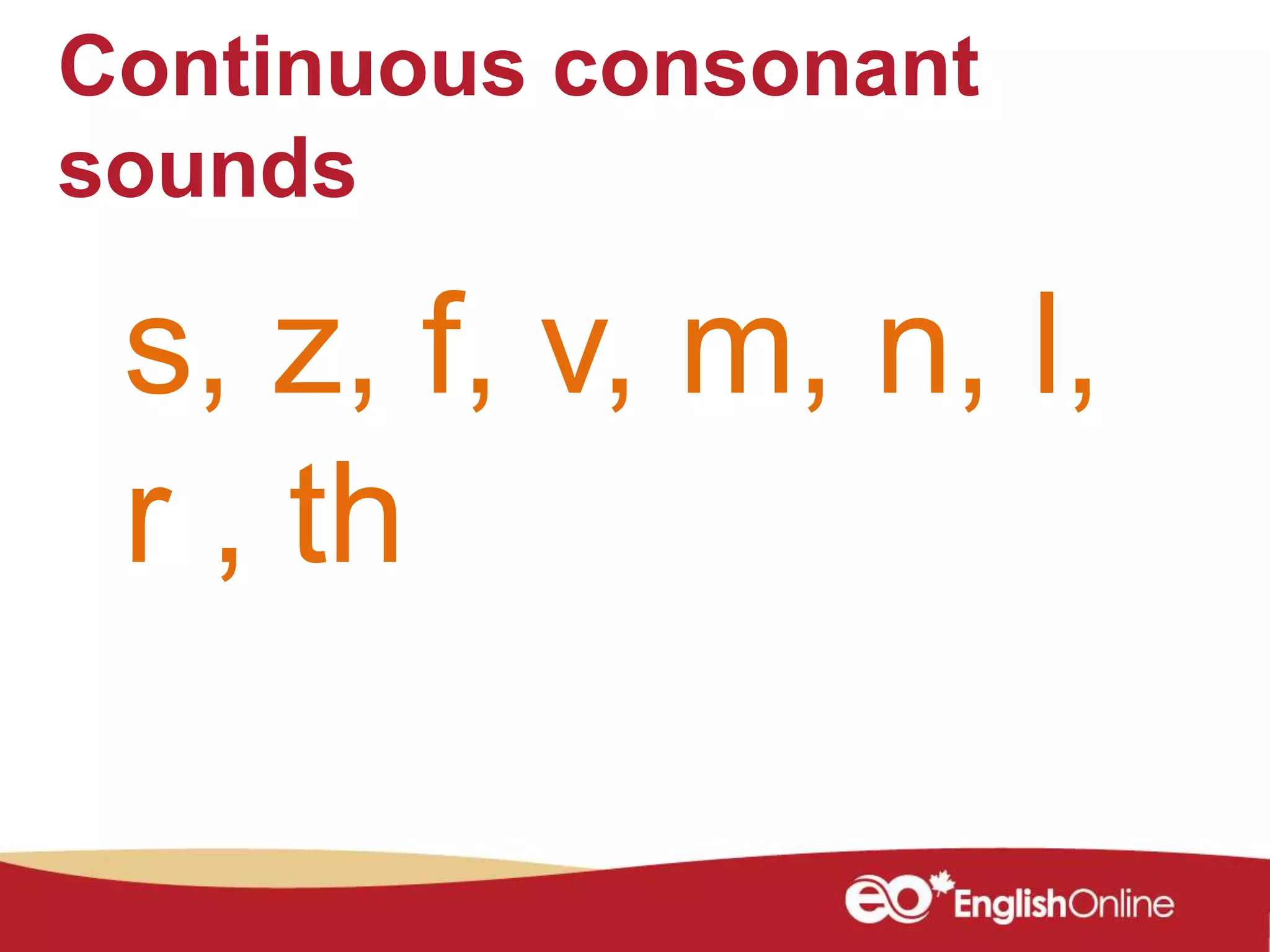 Linking consonants to consonants | PPTX