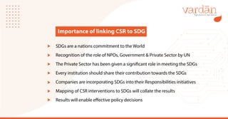 Linking CSR to SDG | PDF
