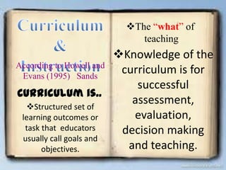 Linking curriculum, instruction & assessment | PPTX