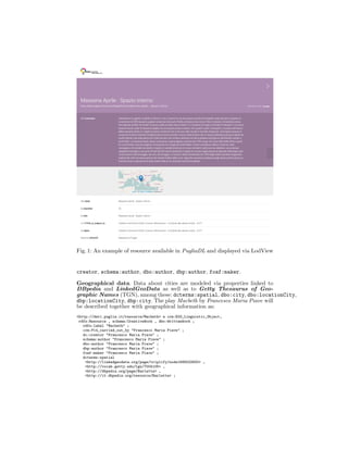 Linking data in digital libraries the case of puglia digital library | PDF