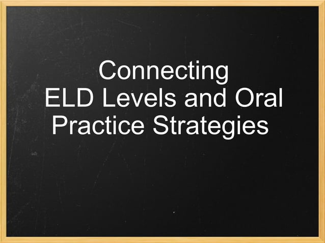 Oral Language Strategies | PPT