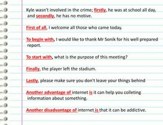 Linking examples | PPT