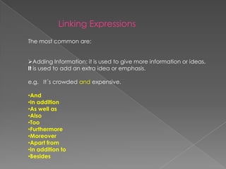 Linking expressions | PPTX