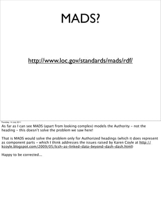 Linking lcsh and other stuff | PDF