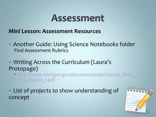 Linking literacy with science inquiry | PPTX