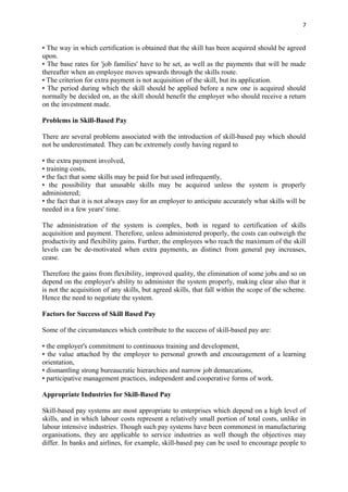 Linking merit pay with competitive strategy, Person focus to pay ...