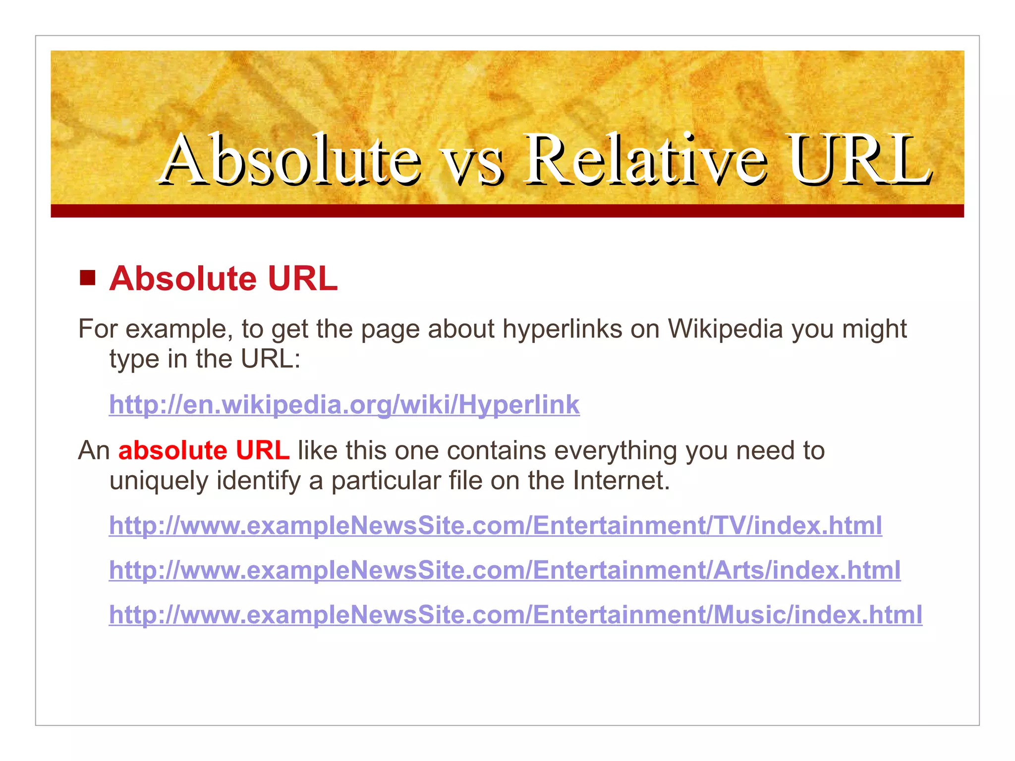 Linking overview june 2010 | PPT