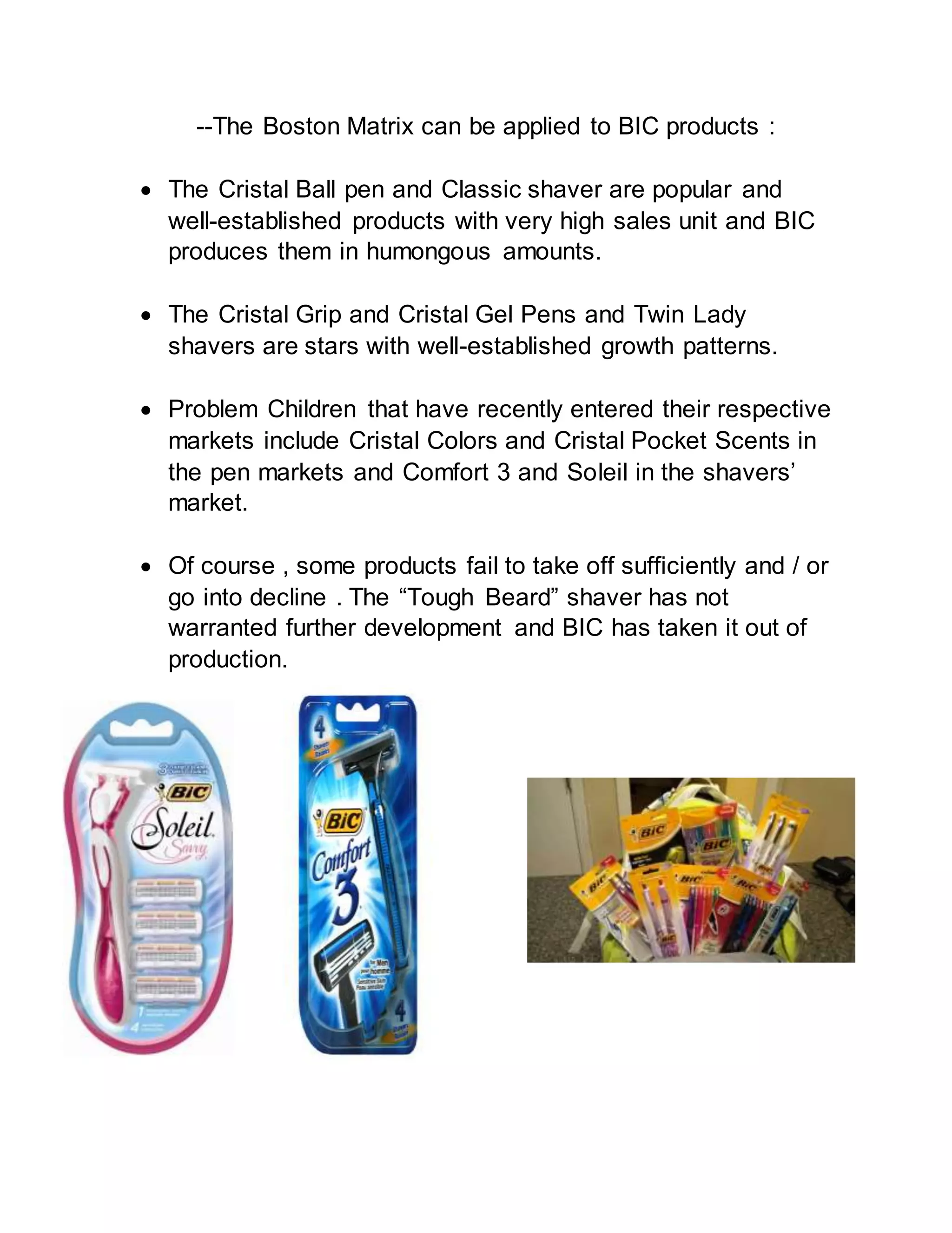 Linking promotional activity to the product life cycle (BIC case study ...