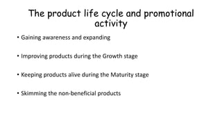 Linking promotional activity to the product life cycle (bic case study ...