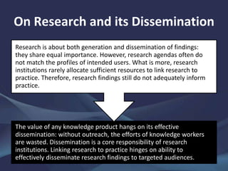 Linking Research to Practice | PPTX