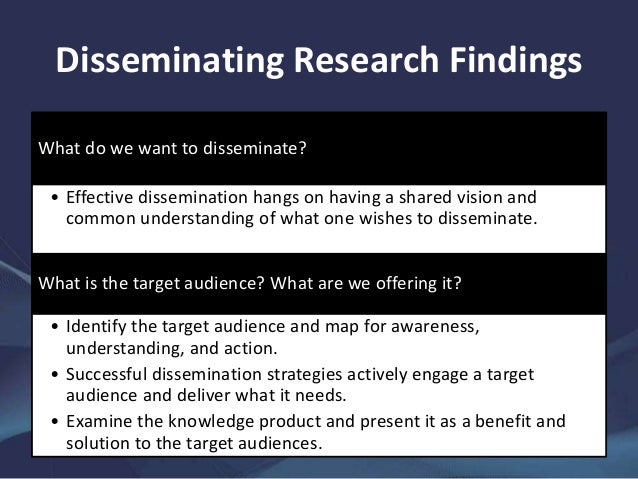 Linking Research to Practice