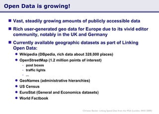 Linking Spatial Data From The Web | PPT