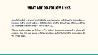 LINKING STRUCTURE IN SEO | PPTX