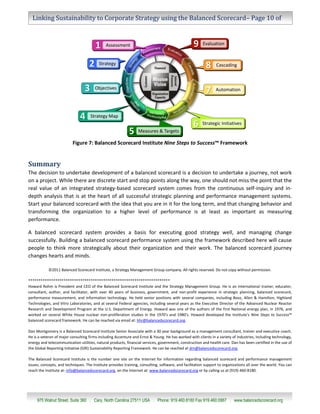 Linking Sustainabilityto Corporate Strategy Usingthe Balanced Scorecard ...