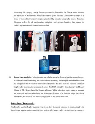 Linking trademarks and character merchandising | PDF