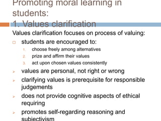 Linking various approaches teachers' pedagogical mindset and moral ...