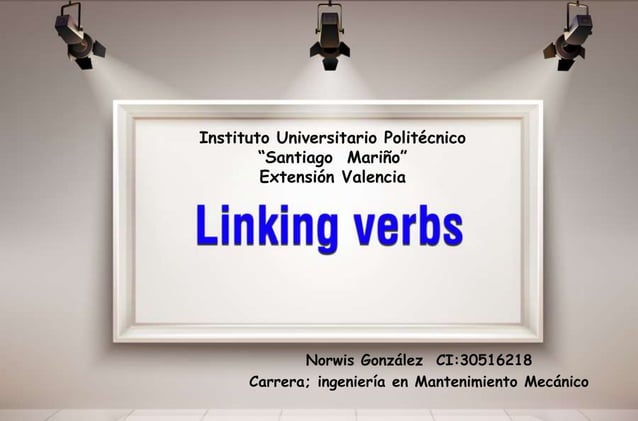 Linking verbs | PPT