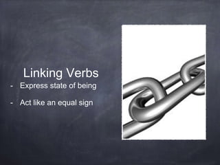 Linking Verbs | PPT