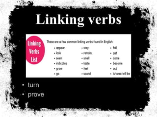 Linking verbs | PPTX