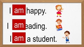 Linking Verbs: Is, Am and Are | PPTX