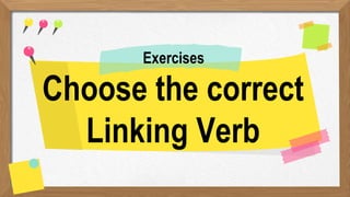 Linking Verbs: Is, Am and Are | PPTX