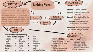 Linking verbs Katherine Romero | PPTX