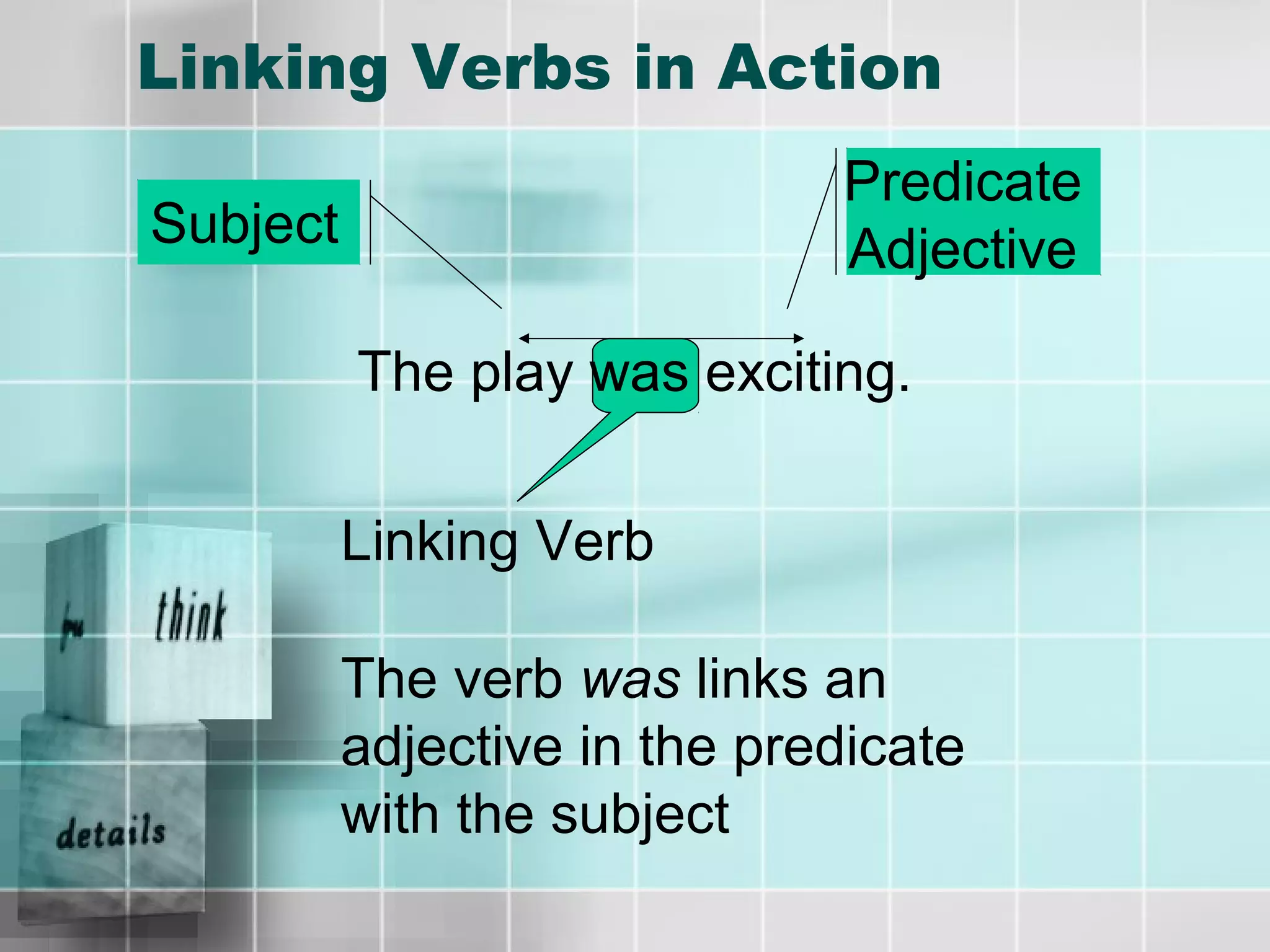 Linking verbs ppt | PPT