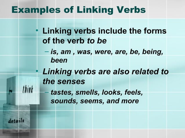Linking verbs ppt | PPT | Internet for Beginners | Internet