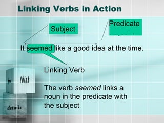 Linking verbs show | PPS