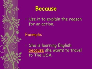 Linking words | PPT