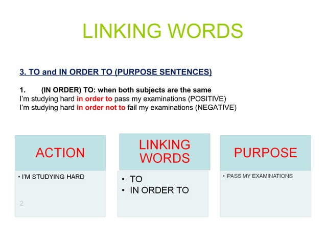 LINKING WORDS FOR FCE | PPT