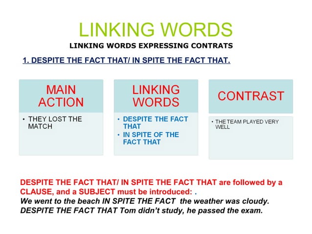 Linking words | PPT