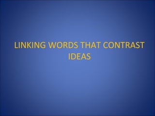 Linking words | PPT