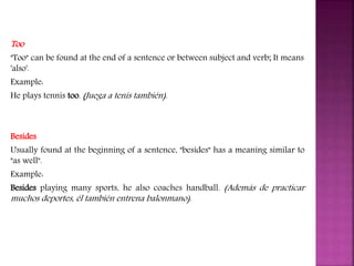 Linking words | PPTX