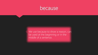 Linking words. | PPTX