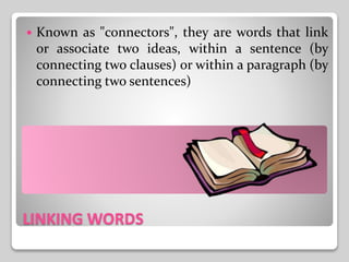 Linking words | PPTX