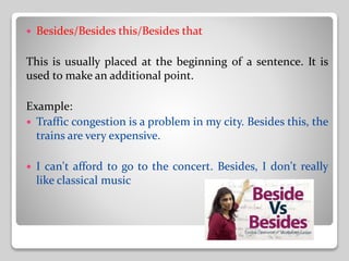 Linking words | PPTX