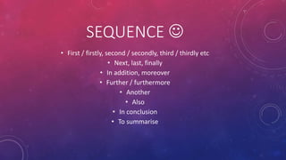 Linking words | PPTX