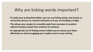 Linking words | PPTX
