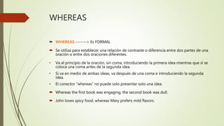 LINKING WORDS - contraste - inglés A3.pptx