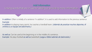 Linking words | PPT