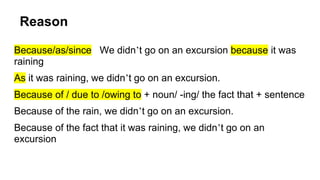 Linking words - result, reason, purpose, contrast.pptx