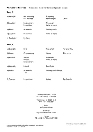 Linking words phrases | PDF