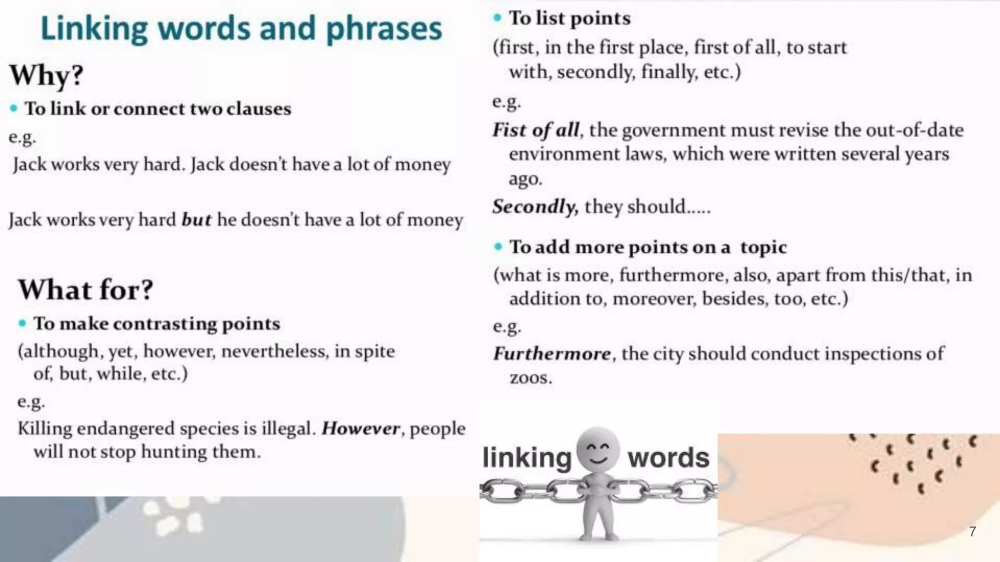 Linking Words & Phrases_Primary 4 .pptx