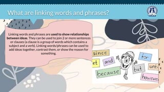 Linking Words & Phrases_Primary 4 .pptx