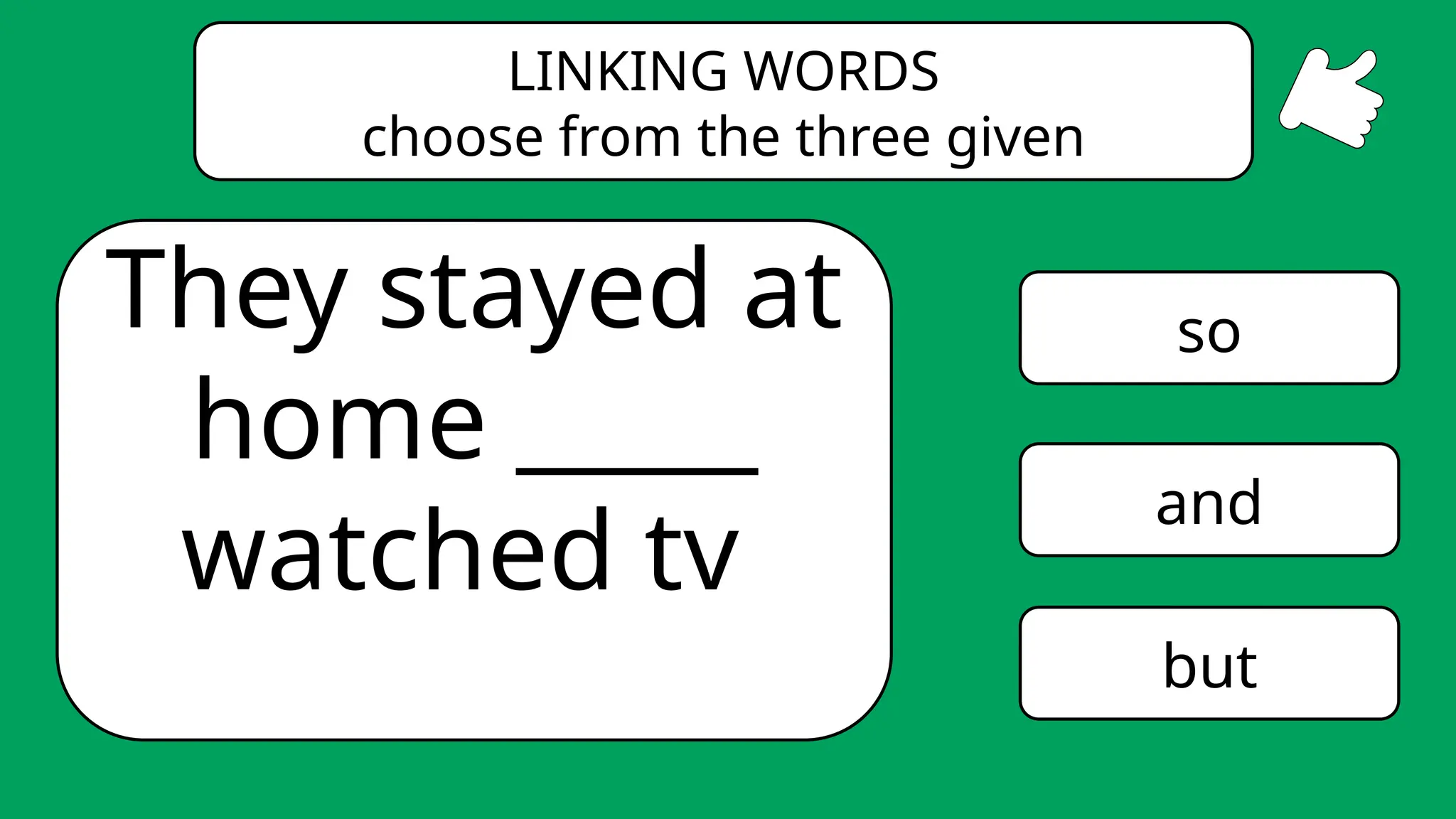 CONJUNCTIONS OR LINKING WORDS PRACTICEPPT | PPT